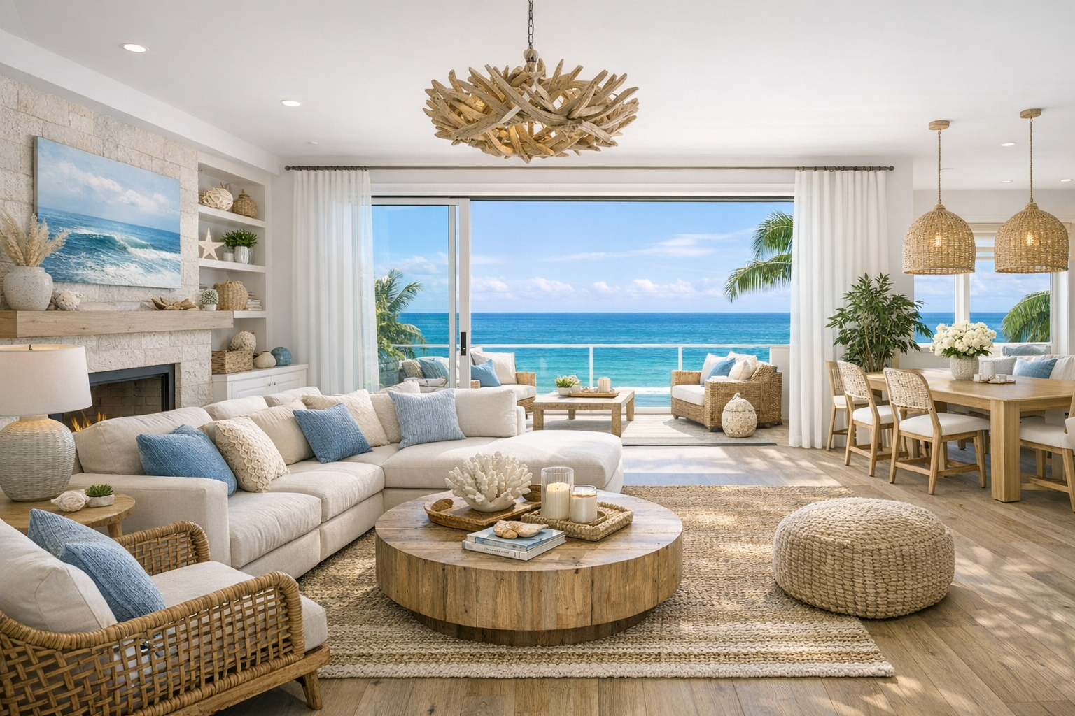🌊15+ Beach House Interior Design Ideas for a Calm Coastal Vibe